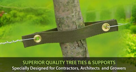 Treestrap tree ties manufactured in the USA